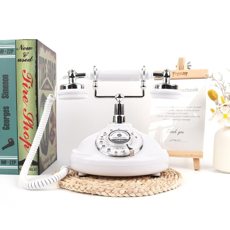 Telefon Retro, Cheeta CT-8301, dengan Rakaman Mesej, Audio, Telefon ...