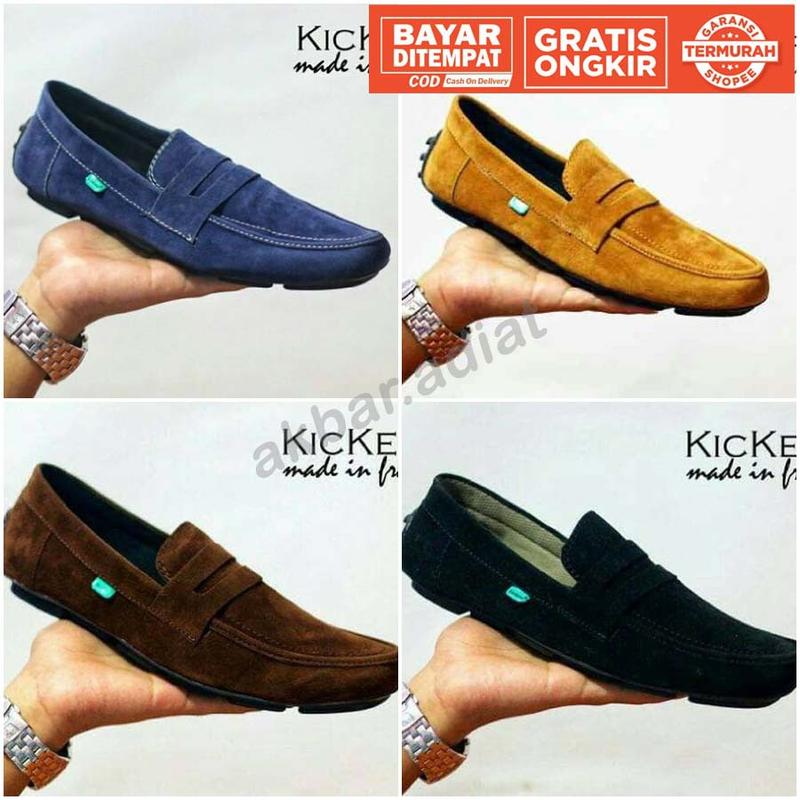 SEPATU SLIP ON PRIA KICKERS JEVLIN SEPATU KASUAL CASUAL COWO - Shop ...