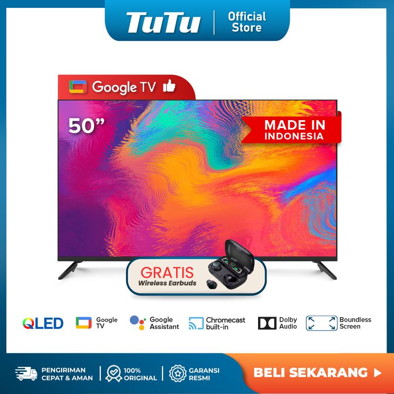 TUTU Smart TV 50 inch - 4K QLED - Netflix/Youtube/Prime Vidi - Shop ...