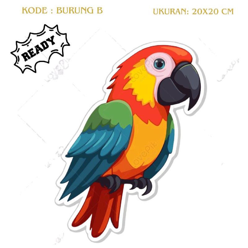 POSTER BURUNG (B) HIASA DINDING/KELAS - Shop | Tokopedia