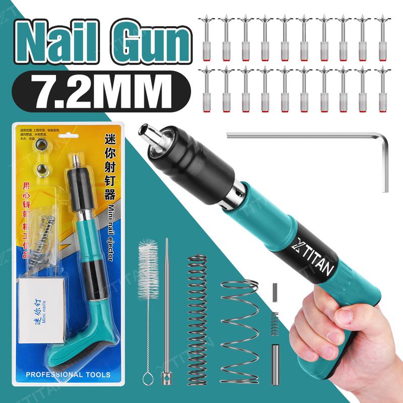XTITAN Nail Wall Fastening Tool Kit 7.2 mm nail g-un With 20 - TikTok ...