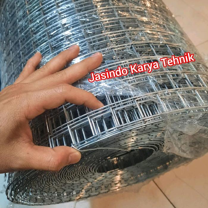 Jual wiremesh galvanis 50 x 50mm x 2mm rollan / kawat loket 50x50x2 mm ...