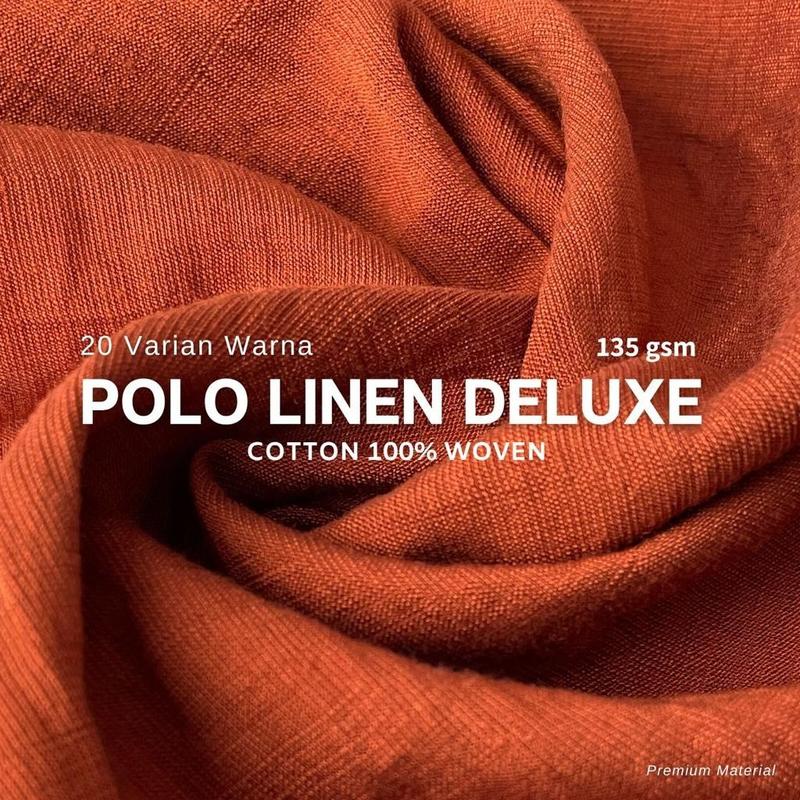 Kain Polo Linen Premium Harga Per 0.5 Meter Kain Cattonn Linen - Shop ...