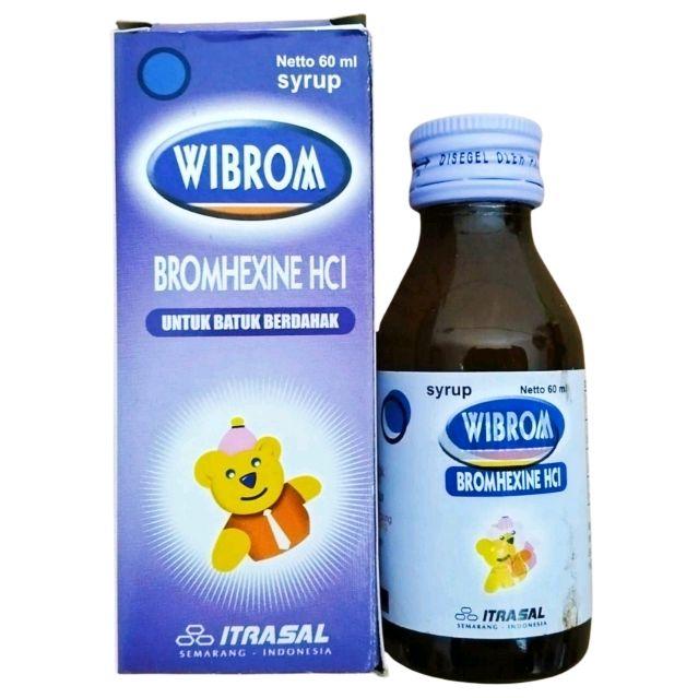 Jual WIBROM Syrup - Bromhexine HCl 4mg /5ml (60ml) | Sebagai mukolitik ...