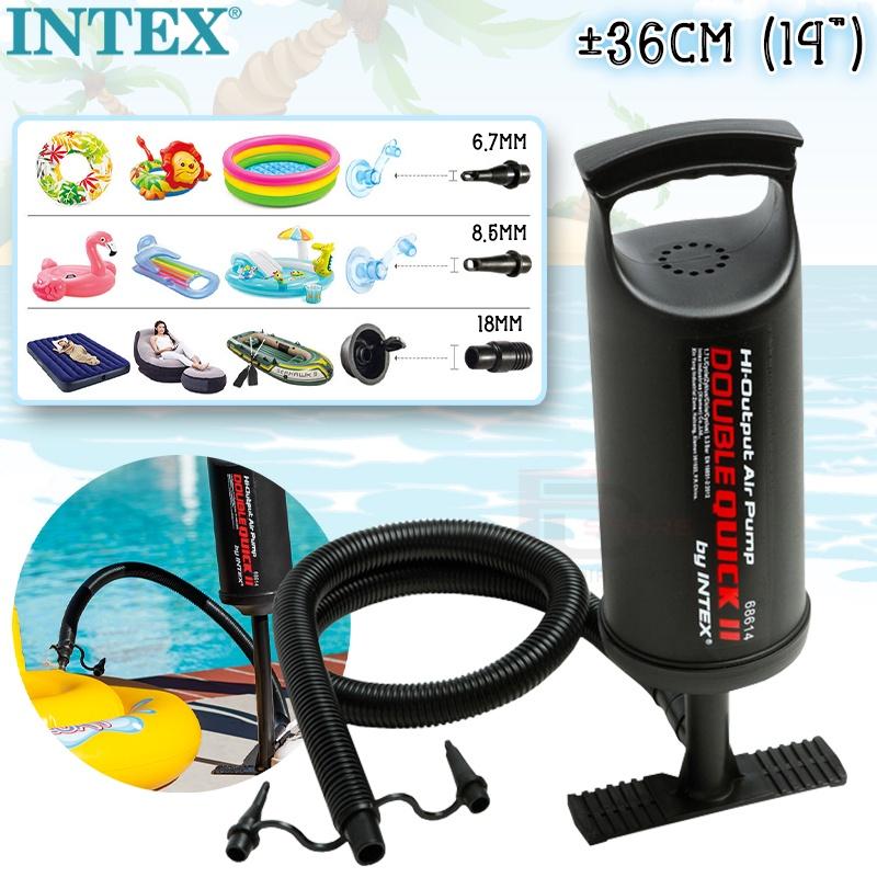 INTEX Pam Angin Tangan 68614 Double Quick II Hand Pump Manua - TikTok ...