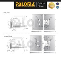 Promo PALOMA Engsel Shower Hinge Pintu Kaca Kamar Mandi Jepit Penjepit ...