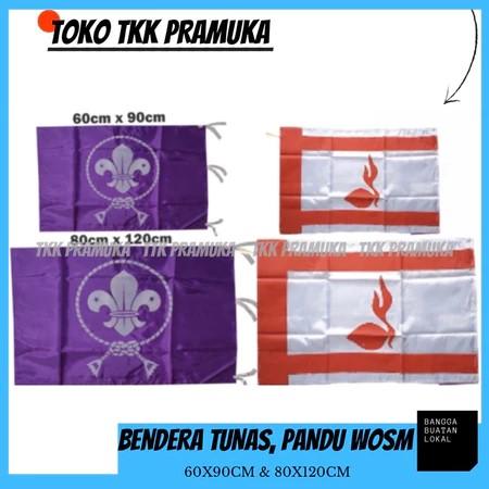 Bendera tunas pramuka & bendera pandu wosm - Shop | Tokopedia
