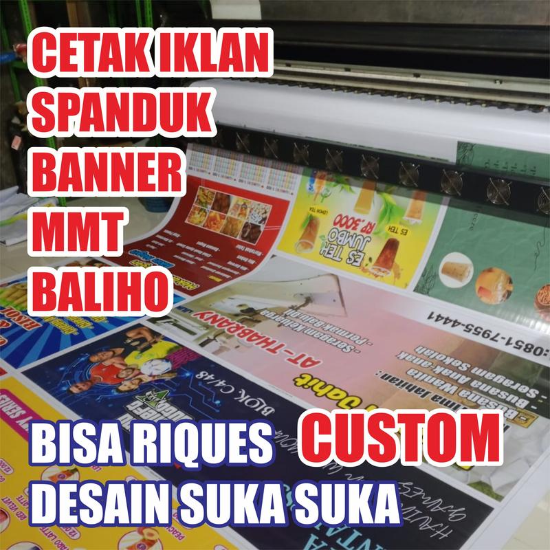 cetak spanduk banner mmt backdrop custom usaha umkm kecil kantor - Shop ...