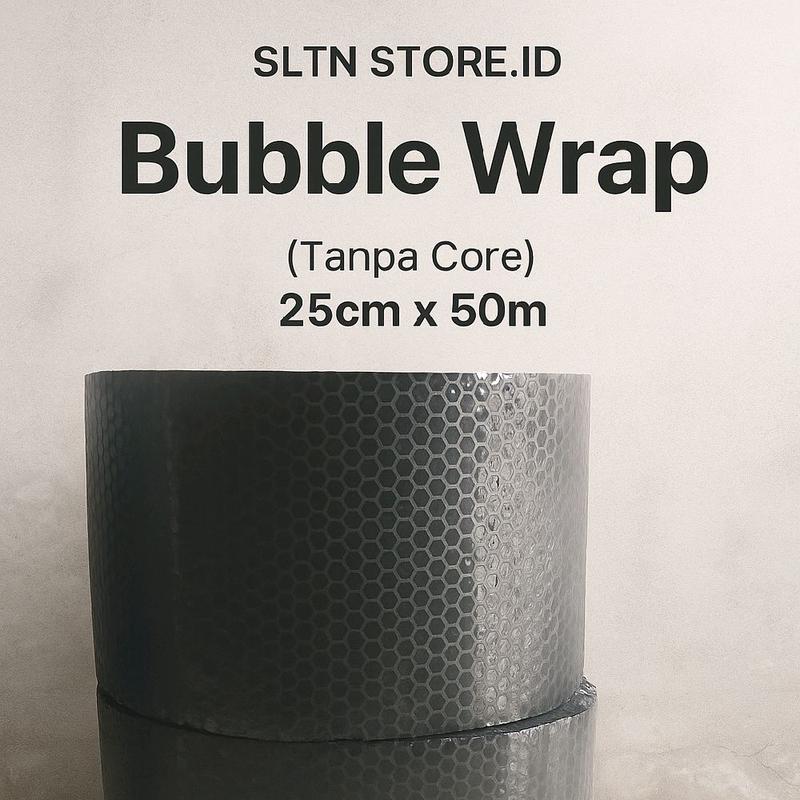 SLTN STORE.ID | Bubble Wrap 25cm x 50m Hitam & Bening | Bubble Wrap ...