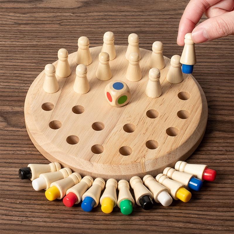 Kayu perlawanan memori kayu, permainan catur warna, teka-tek - TikTok ...