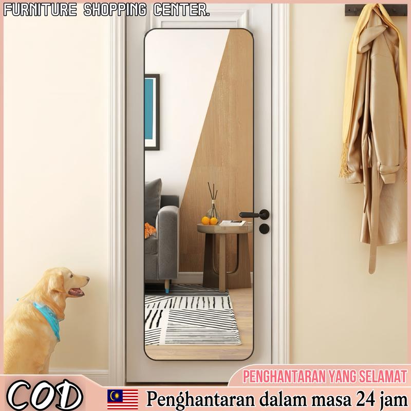 【COD】Full-length mirror fillet Standing LongMirror Home deco - TikTok ...