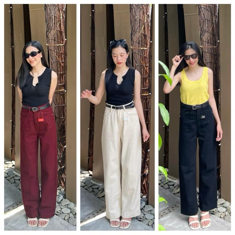[ TPi ].( Deal mở bán ) ( có sz nấm lùn ) Quần jeans suông - TikTok ...