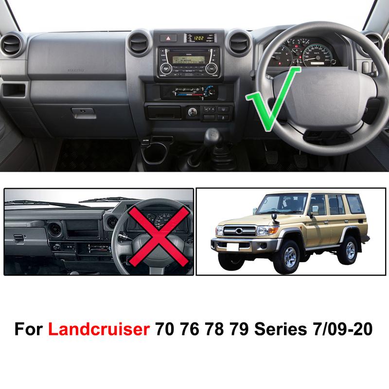 Xukey Dashboard Cover Dashmat For Toyota Landcruiser 70 76 78 79 - Shop ...