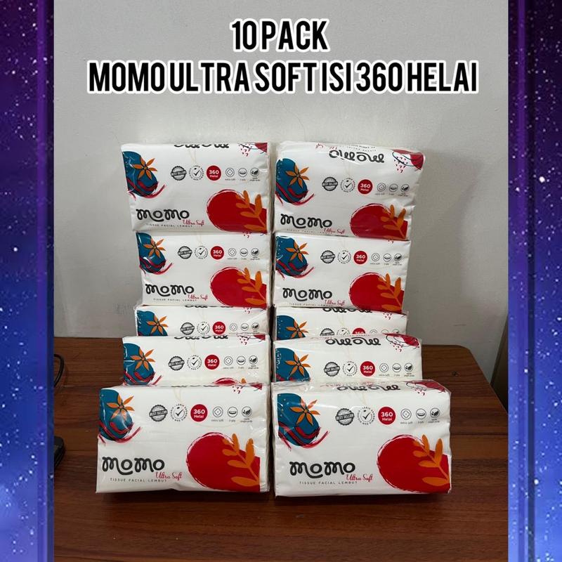 (10 PACK) TISU MOMO ULTRA 360 HELAI VIRGIN PULP ISI 10 PACK - Shop | Tokopedia