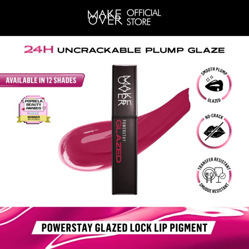 MAKE OVER Powerstay Glazed Lock Lip Pigment - Shop | Tokopedia