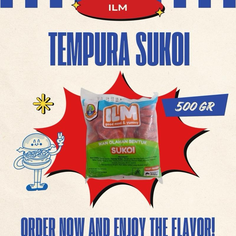 ILM Tempura Bentuk Sukoi 500gr - Shop | Tokopedia
