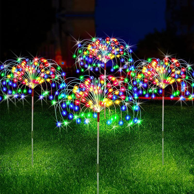 Lampu Bunga Api Dikuasakan Suria, 90LED, Seluruh Langit, Tanglung ...