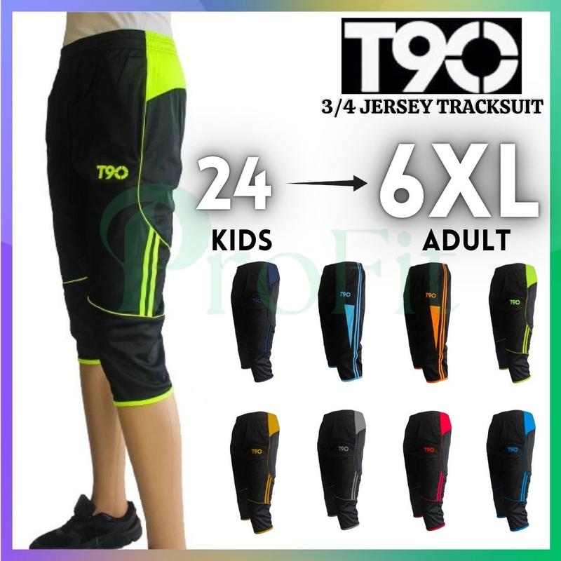 ADULT / KIDS UNISEX 3/4 QUARTERS JERSEY TRACKSUIT PANTS TRAC - TikTok ...