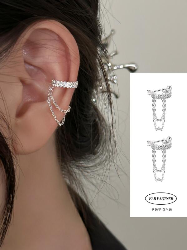 EAR PARTNER-Anting-anting rantai untuk wanita dengan desain unik ...
