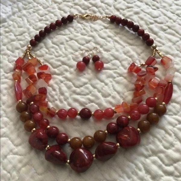 Longrui Fashion Colorful Beaded Multilayer Collarbone Necklace - TikTok ...