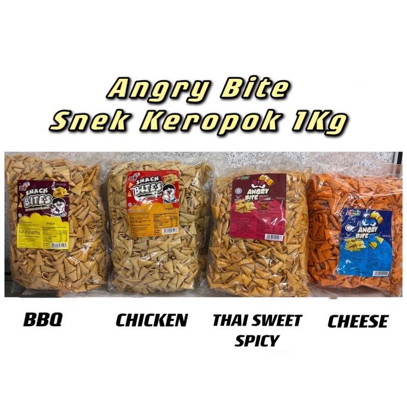 Angry Bites Snek Keropok 1KG - TikTok Shop Malaysia