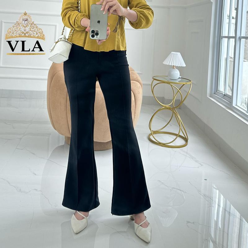 - CUTBRAY PANTS WANITA HIGH WAIST SCUBA PREMIUM OOTD CEWEK - Shop ...