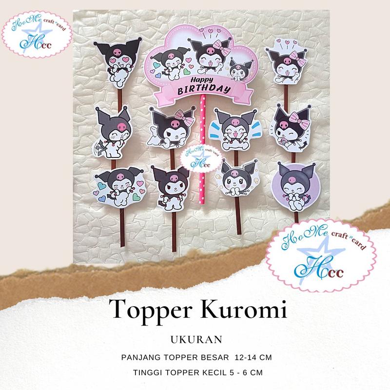 Topper Kuromi home craft n card - Shop | Tokopedia