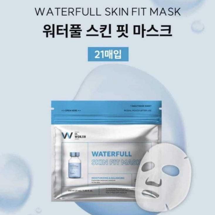 [SUM SPACE] Mặt Nạ Wonjin Waterfull Skin Fit Mask - 21 miếng - TikTok ...