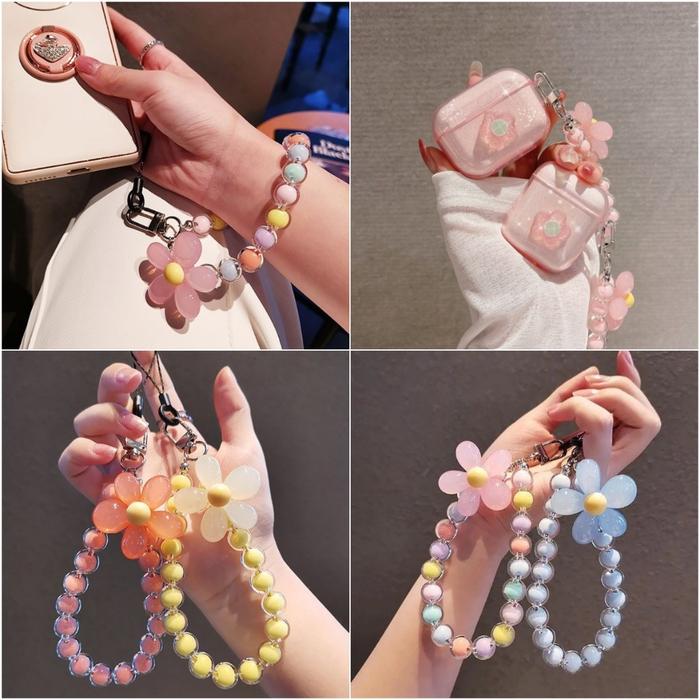 Promo Phone Straps Gantungan Hp Handphone Rantai Manik Warna Permen ...