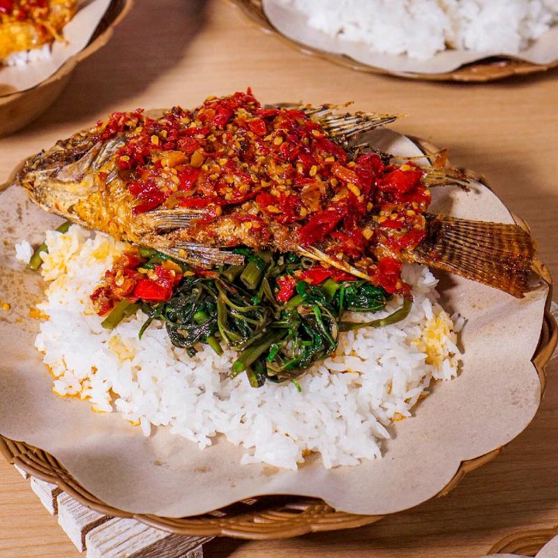 Paket Nila+Kangkung Asap Lite+Sambal Abang - Shop | Tokopedia