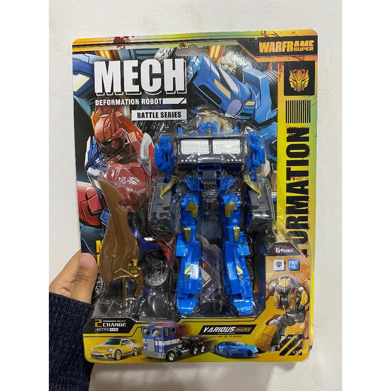 ( BISA COD ) PROMO Mainan Anak Robot optimus brave destiny mobil ...