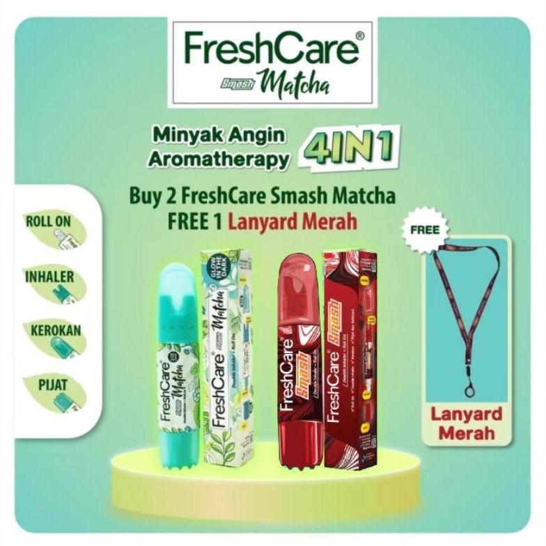 Freshcare Smash Matcha - Double Inhaler + Kerokan + Roll On - Shop ...