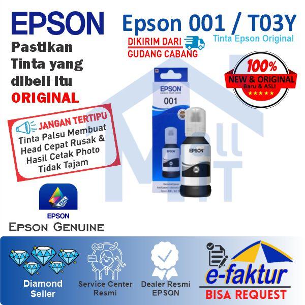 Tinta Epson 001 T001 T-001 Black Colour T03Y - For L4150 L4160 - Shop ...