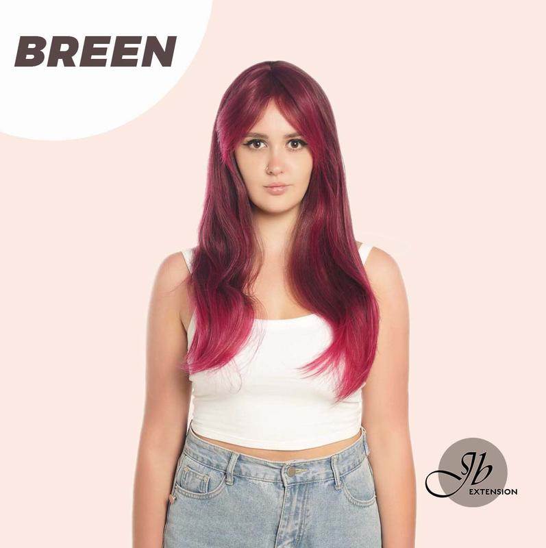 JBSELECT4YOU 22 INCHES NATURE STRAIGHT FUSHIA COLOR WIG WITH - TikTok ...