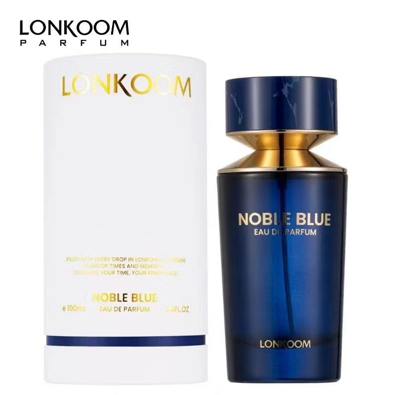 LONKOOM Noble BLUE For Men & Women Perfume EDP NOBLE Blue/White/Black ...