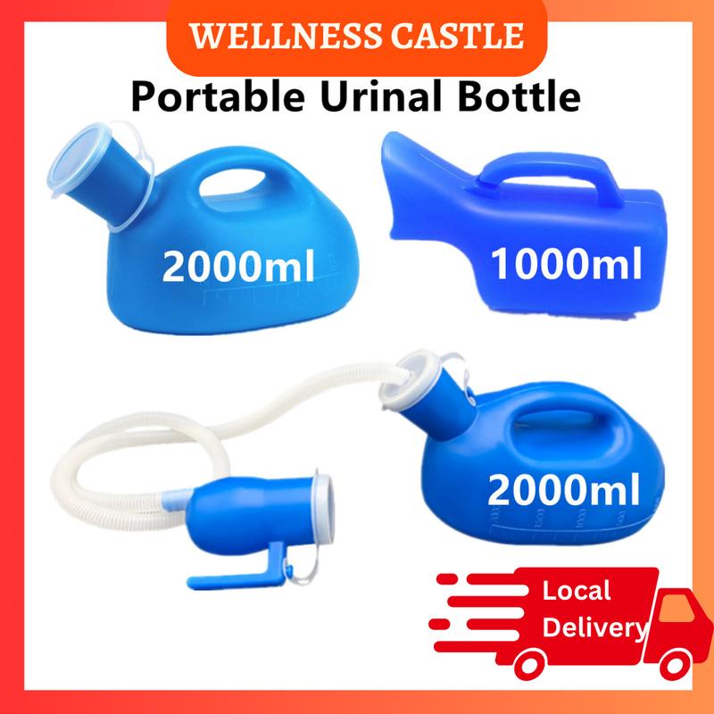 [RTD] PORTABLE URINAL UNISEX/WOMEN/MEN USE URINE PEE BOTTLE BOTOL ...