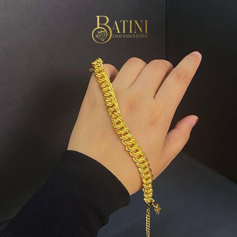 Gelang Tangan Coco Classic Lebar 1 cm - Emas Sadur Batini Gold - TikTok ...