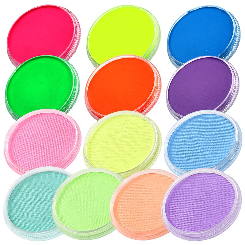 OPHIR Face Painting-30g Body Paint UV Fluorescent Color for Halloween ...