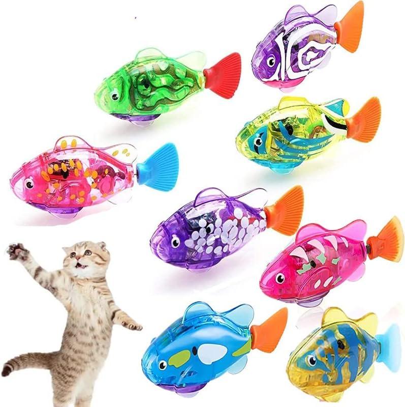 8Pcs Swimming Electric Fish Cat Toy Interactive Fish Cat Toy - TikTok ...