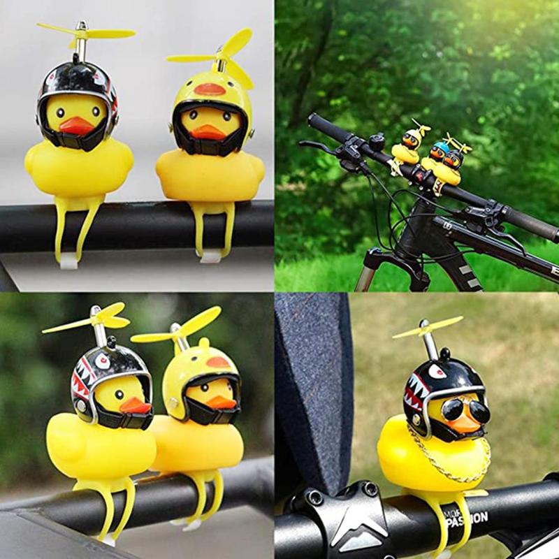 Shake Waring Bicycle Duck Bells Ringing Broken Wind Duck Bicycle ...