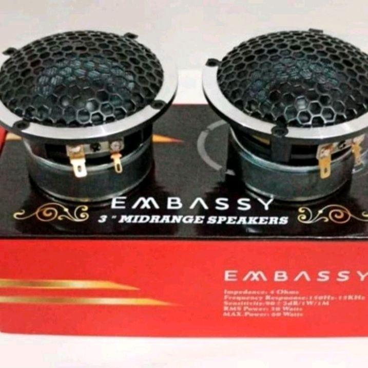 Midrange Speaker Audio Universal Embassy 3 inch Mid Range 3" - Shop ...