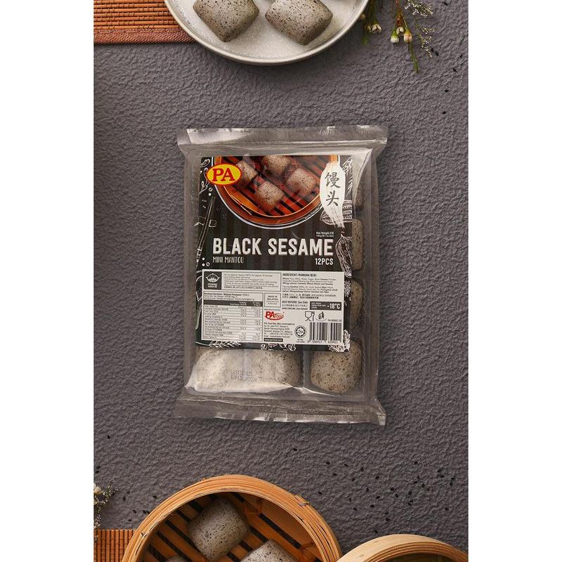 PA Mini Mantou - Black Sesame (12pcs) - TikTok Shop Malaysia