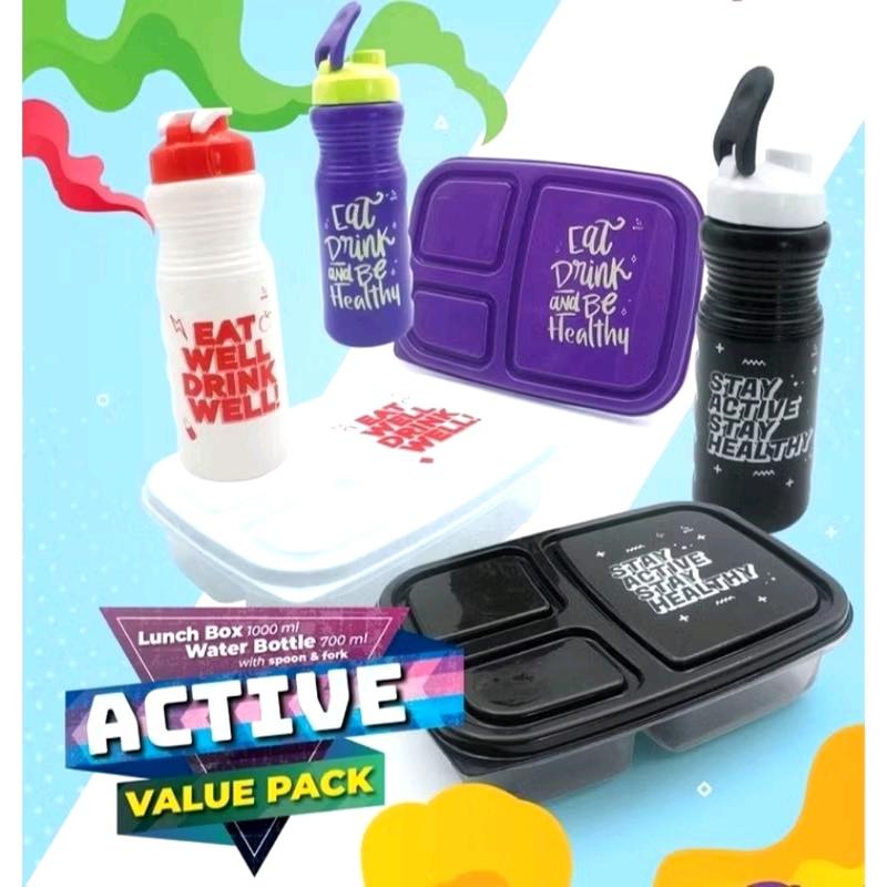 Lunch Box Set BIGGY ACTIVE Value Pack - Shop | Tokopedia