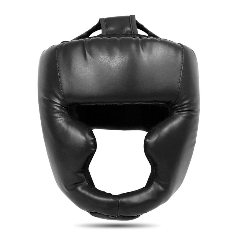 PU Leather Boxing Helmet Full-Covered Thickened Boxing Helme - TikTok ...
