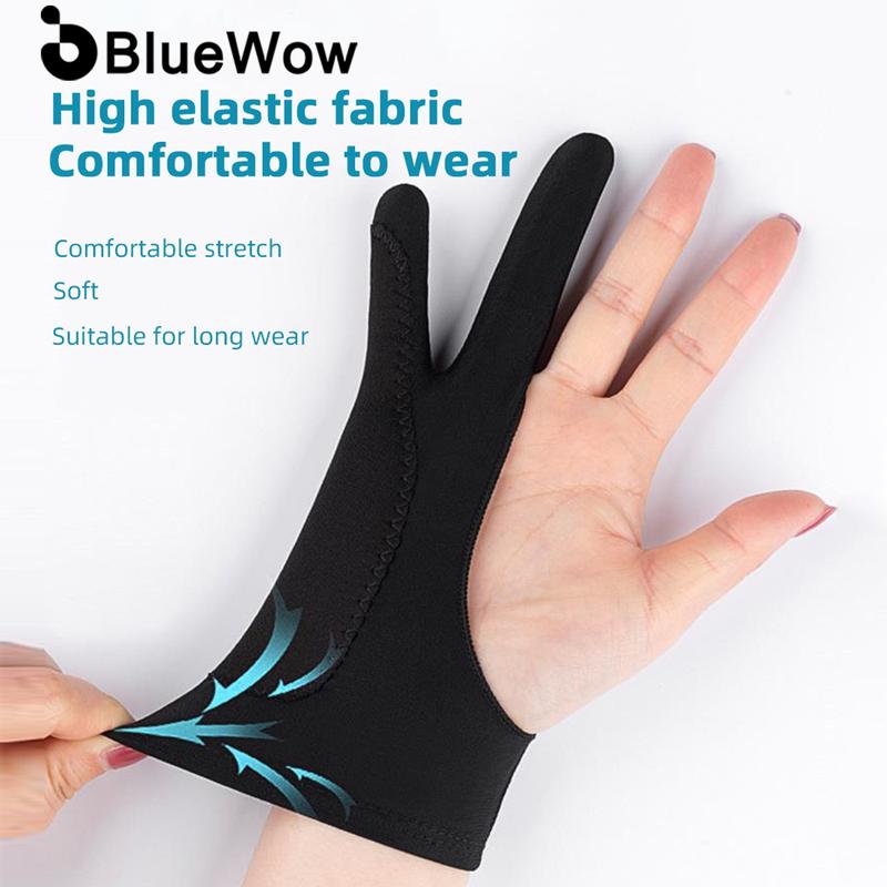 BlueWow Palm Rejection Painting Gloves Flexible 2-Finger Universal ...