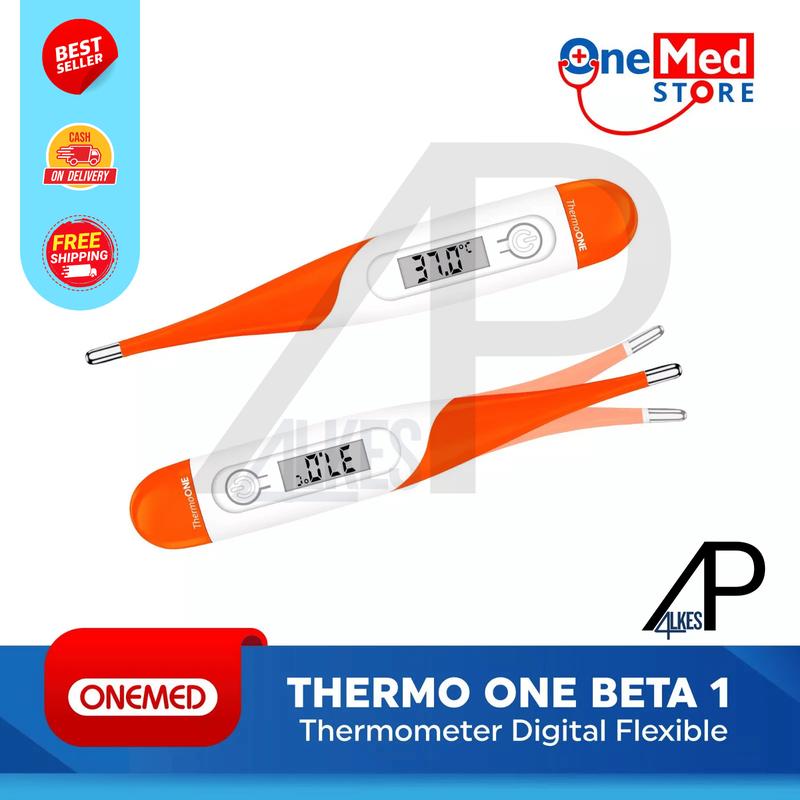 TERMOMETER THERMOMETER DIGITAL THERMO ONE BETA 1 FLEXIBLE TIP (LENTUR ...