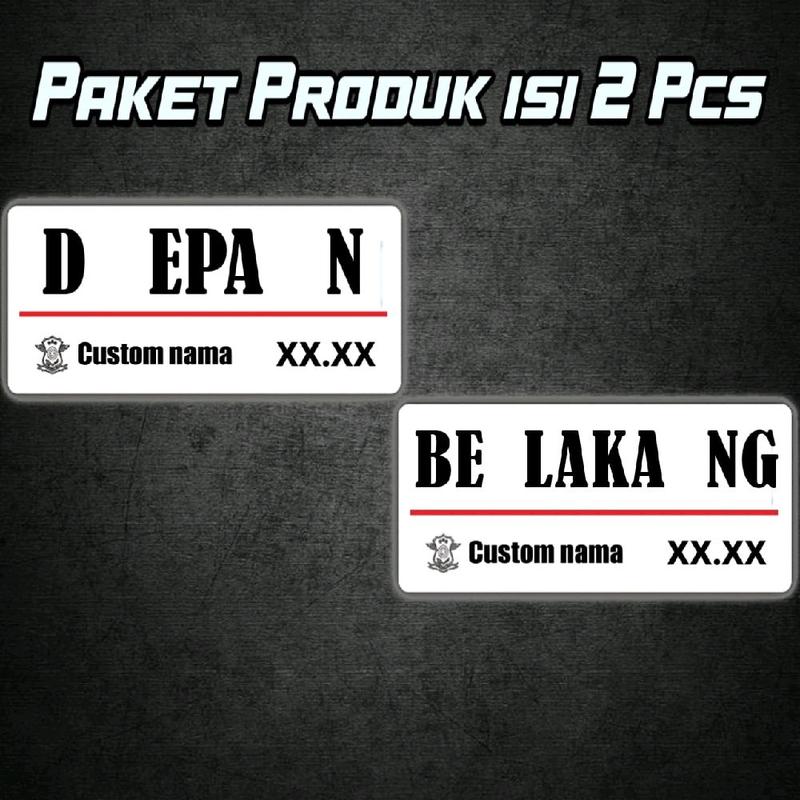 sign and plaques akrilik model garis lurus merah - Shop | Tokopedia