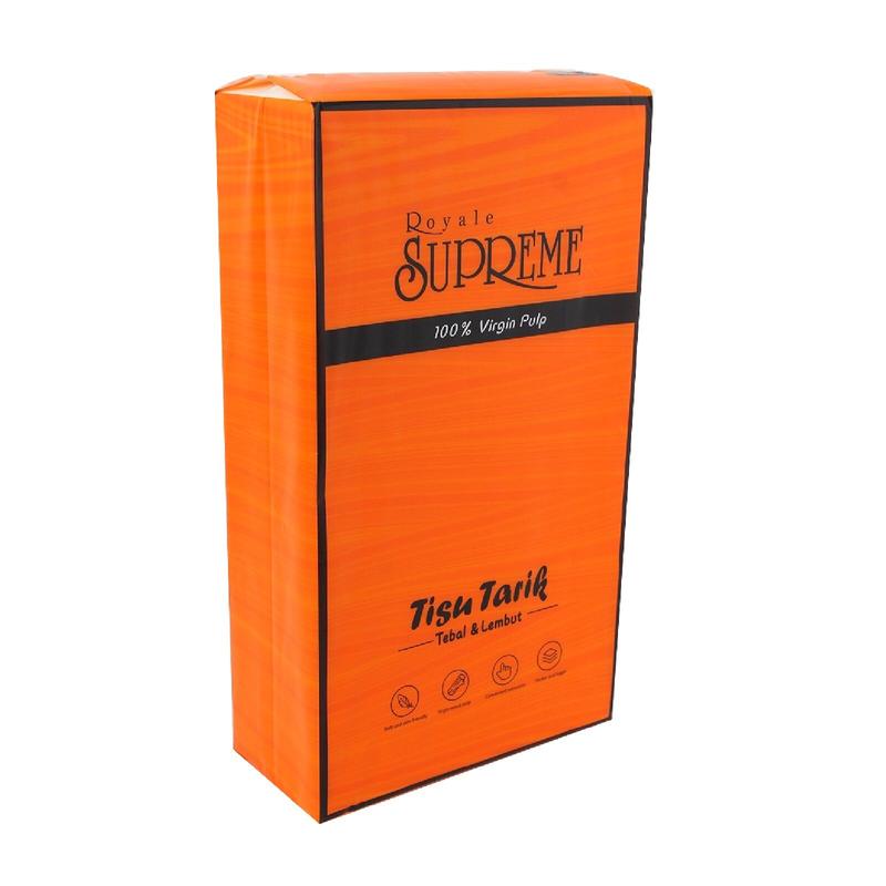 Royale Supreme Hanging Facial Tissue 1280's Orange - TikTok Shop Malaysia