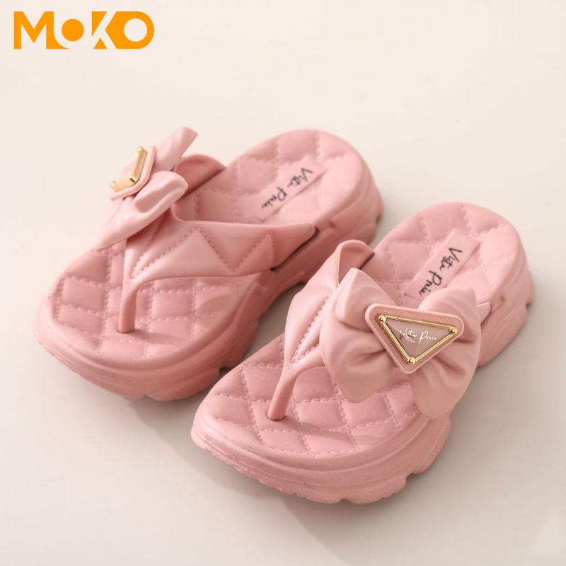 MOKO KIDS Baby Girl Flip Flop With Ribbon Slipper For Kids 8089 ...