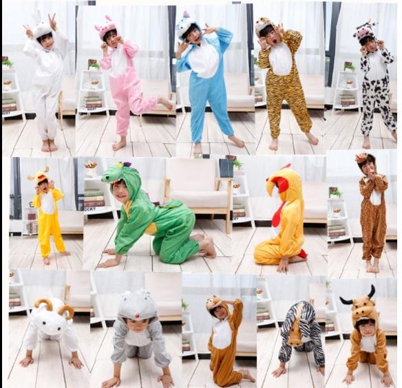 Animal Cosplay Kids Animal Costume Outfit Halloween Costume for Story ...
